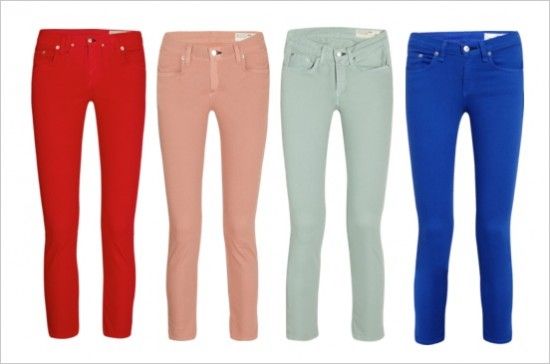 Vuelven los jeans de colores | LatinOL.com SpotFASHION