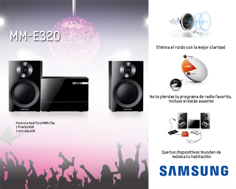 Samsung presenta su minicomponente MX-E871 | LatinOL.com Zona Digital