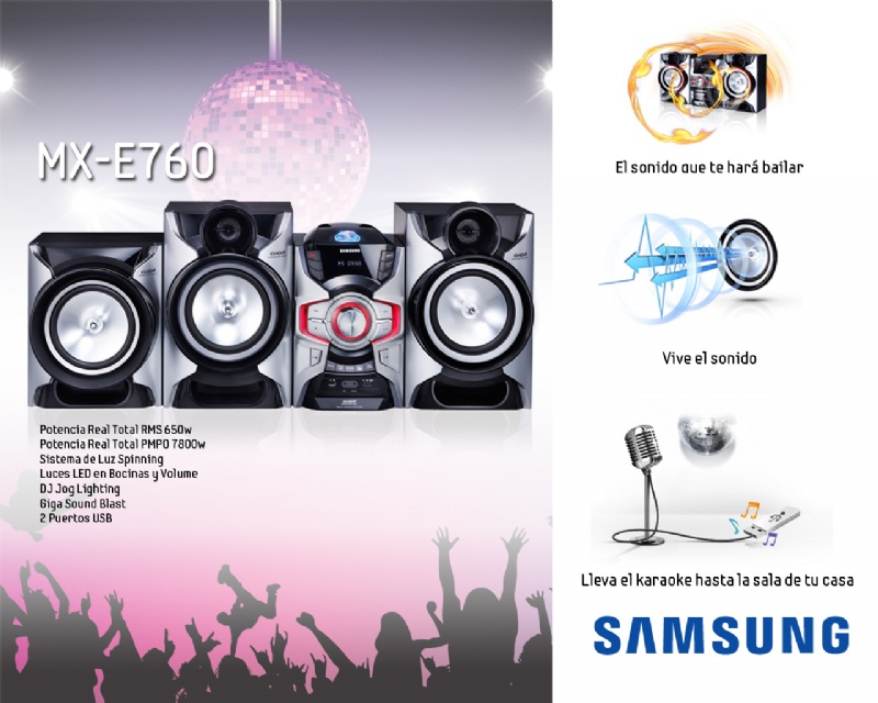Samsung presenta su minicomponente MX-E871 | LatinOL.com Zona Digital