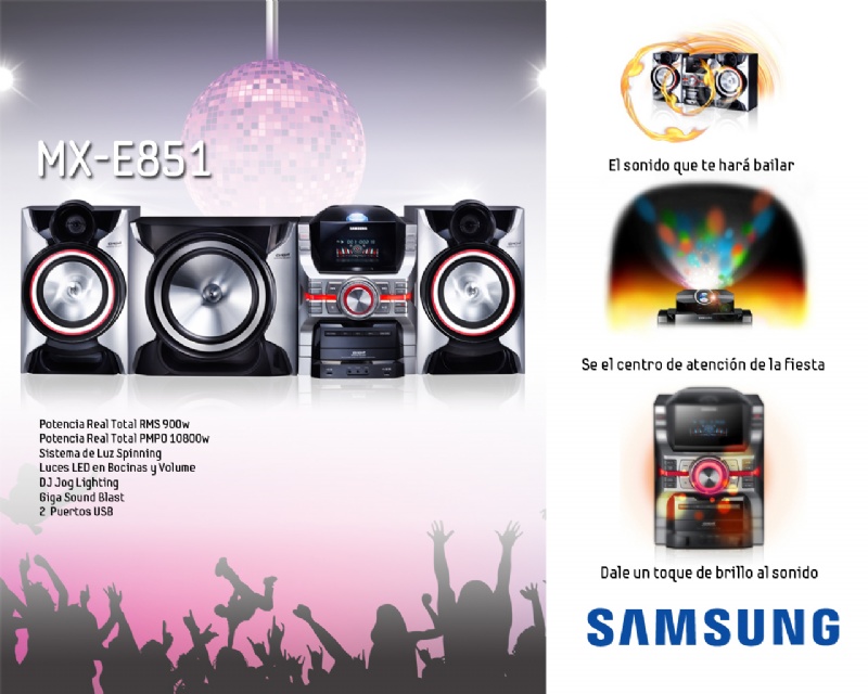 Samsung presenta su minicomponente MX-E871 | LatinOL.com Zona Digital