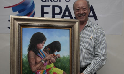 Para Iván Delgado, pintar es su gran pasión | LatinOL.com Vida Social